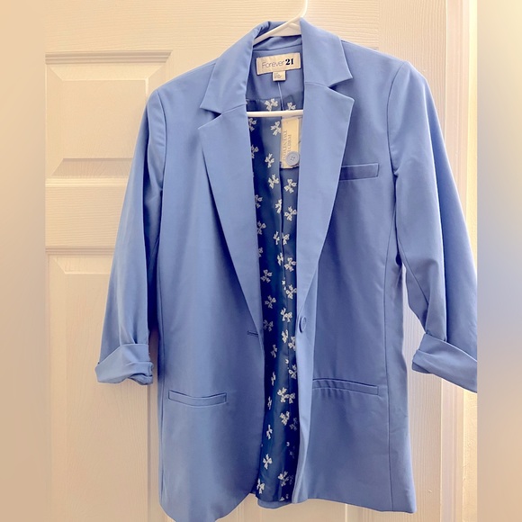 Forever 21 | Jackets & Coats | Periwinkle Colored Blazer | Poshmark